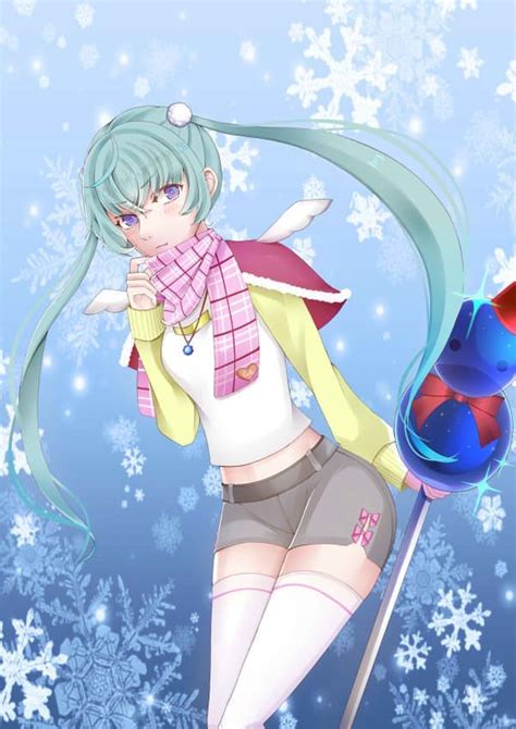 Blushing Miku Hatsune