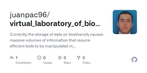 GitHub Juanpac96 Virtual Laboratory Of Biodiversity Currently The