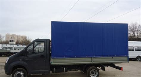 Тент на Газель NEXT удлиненная база (4,25 х 2,06 х 1,53м) синий. купить ...