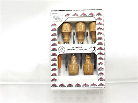 New In Box Stubai 5 Piece Palm Carving Chisel Set Michael Rouillard