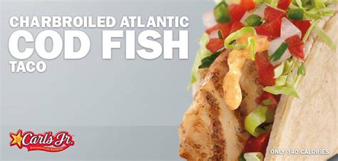 Charbroiled Atlantic Cod Fish Sandwich Return To Carls Jr And Hardee