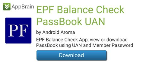 Epf Balance Check Passbook Uan For Android Free App Download