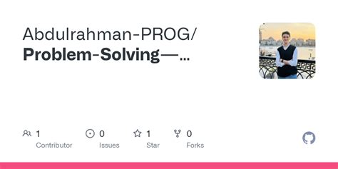 Github Abdulrahman Progproblem Solving Algorithms Techniques
