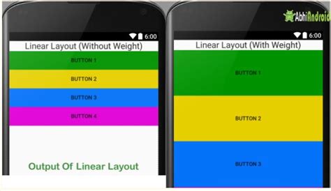 Linear Layout In Android ~ Computer Languages Clcoding