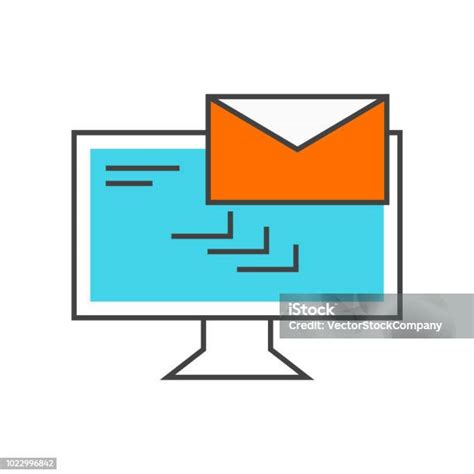 Courriel Icône Vector Signe Et Le Symbole Isolé Sur Fond Blanc Concept