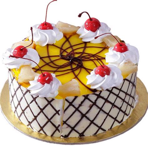 Pineapple Pastry Cake Shape Round By Clickhubli From Hubli Karnataka