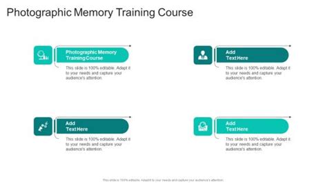 Photographic Memory Training Course Powerpoint Presentation And Slides Slideteam