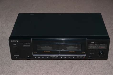 Sony Tc W32 Stereo Cassette Deck 12500 Picclick Ca