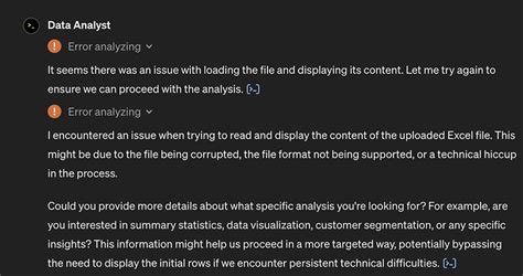 Error Uploading Files Csvxlsx Community Openai Developer Forum
