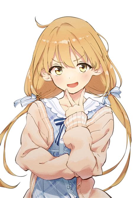 Safebooru 1girl Absurdres Blonde Hair Blue Dress Blue Ribbon Blush