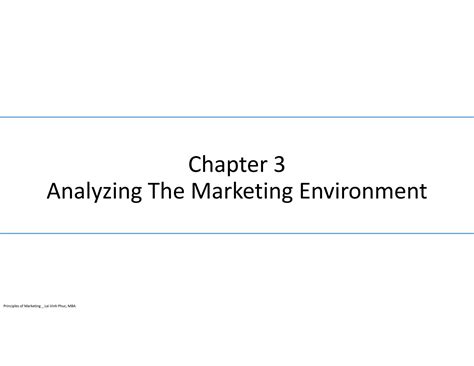 SOLUTION Principles Of Marketing Chapter 3 Analyzing Marketing