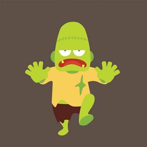 Premium Vector Zombie Character Vector