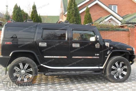 Ветровики Хаммер Н3 (дефлекторы окон Hummer H3) - Купить ветровики на ...