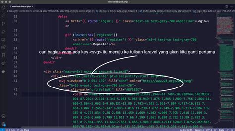 TUTORIAL LARAVEL 8 UNTUK PEMULA CARA MENAMPILKAN DAN MENGGANTI CONTENT DI LANDING PAGE DI