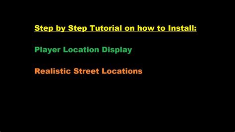 GTA V GTA 5 LSPDFR Tutorial Player Location Display Realistic