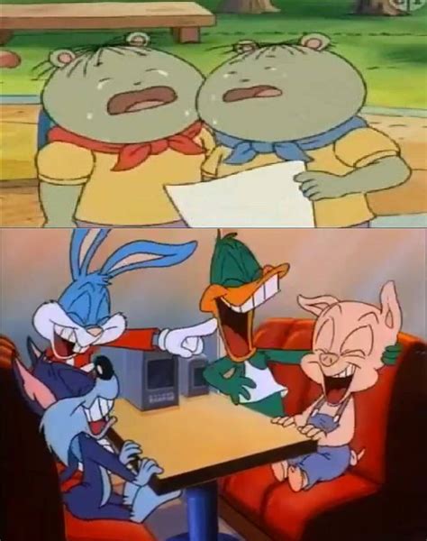 Tiny Toons Laugh At The Tibble Twins Crying By Pingguolover On Deviantart