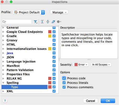 Spell Checking IntelliJ Move To Next Typo Stack Overflow