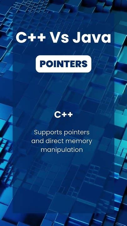 C Vs Java Pointers Coding Cpp Java Programming Javaprogramming Shorts Youtube