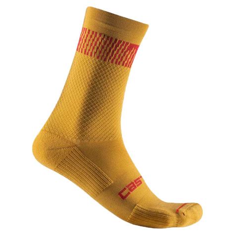 Castelli Unlimited 18 Socks Yellow Bikeinn