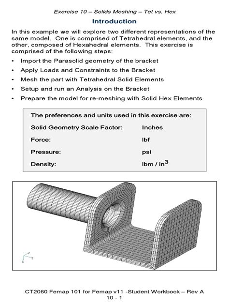 Exercise 11 Tet Vs Hex Meshing Teaching Mathematics Nature
