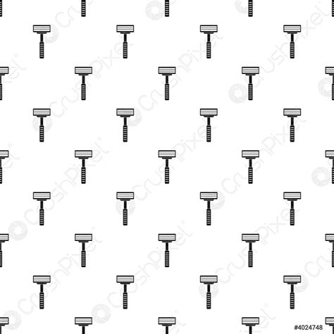Razor Pattern Vector Stock Vector 4024748 Crushpixel