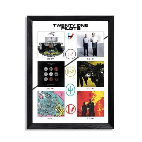 Twenty One Pilots Discography Print Etsy