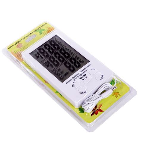 Indoor Outdoor Lcd Digital Desktop Temperature Met Grandado