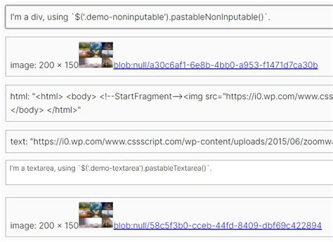 JQuery Plugin To Paste Image Text From Clipboard Paste Js Free