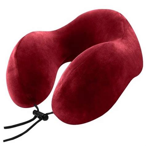 Smr Multicolor Triple Hump Memory Foam Travel Neck Pillow Shape U