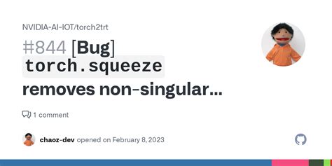 Bug Torch Squeeze Removes Non Singular Dimensions Issue NVIDIA AI IOT Torch Trt