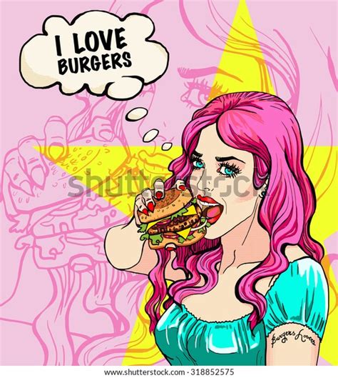 Bright Attractive Sexy Cover Hot Pink Stock Vector Royalty Free