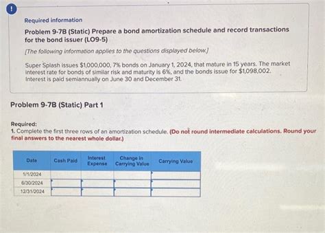 Solved Required Information Problem B Static Prepar