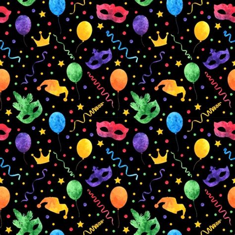 Premium Photo Mardi Gras Seamless Pattern