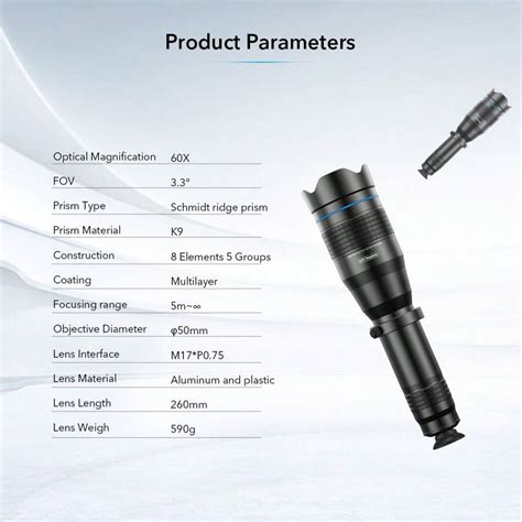 APEXEL HD X Telescope Telephoto Lens X Monocular Other Smartphone