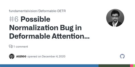 Possible Normalization Bug In Deformable Attention Coordinates Issue