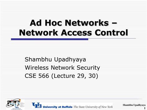 Ppt Ad Hoc Networks Network Access Control Powerpoint Presentation