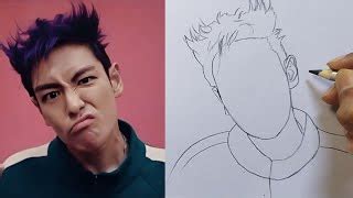 How To Draw Thanos From Squid Game Squid Game Player Easy Drawing Thanos Drawing Oviyan Ravi Mp3