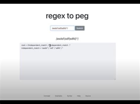 Regex To PEG Converter Brian St Amand Commit Hackathon Onboarding