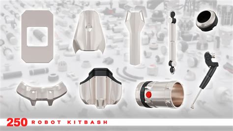 250 Robot Kitbash Flippednormals