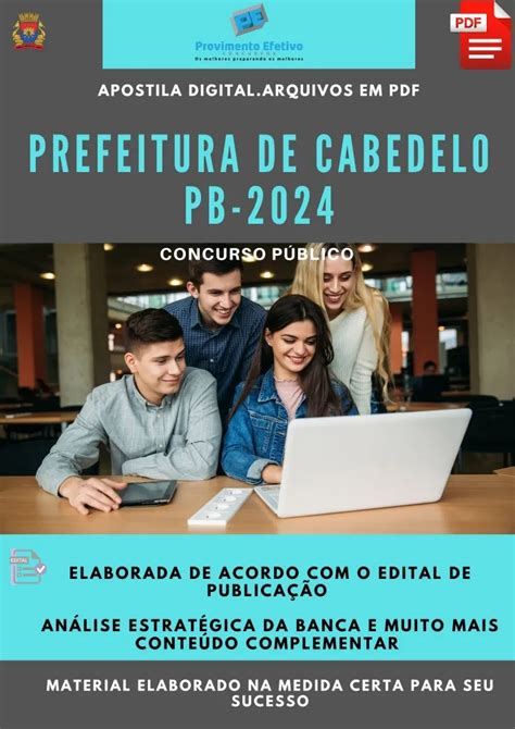 Provimento Efetivo Concursos Apostila Prefeitura Cabedelo Técnico