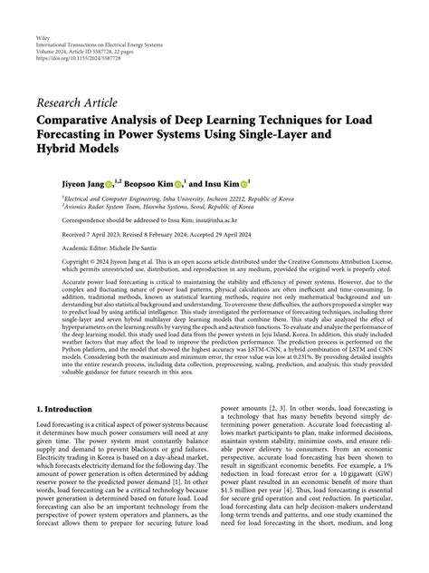 Pdf Comparative Analysis Of Deep Learning Techniques For Load