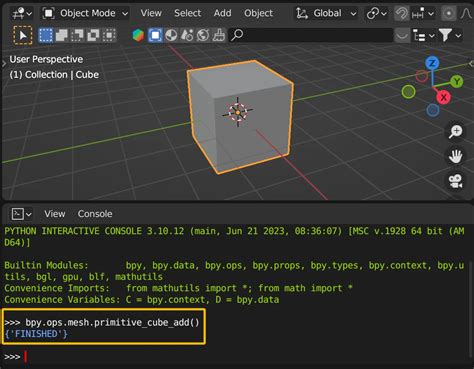 Blender Python五分钟系列 哔哩哔哩