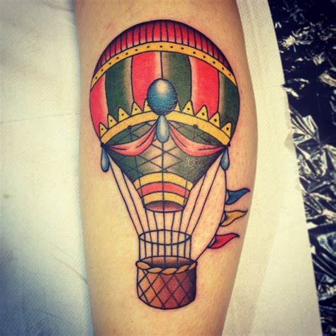 24 Hot Air Balloon Tattoos With Uplifting Meanings TattoosWin