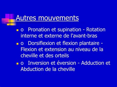 PPT GÉNÉRALITÉS LES PLANS AXES ET MOUVEMENTS PowerPoint