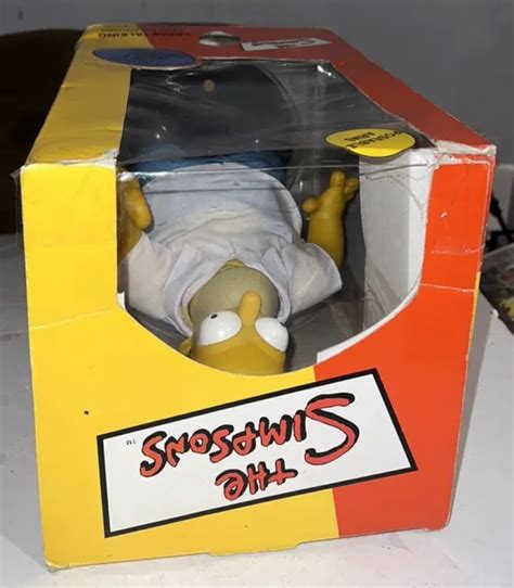The Simpsons Large Talking And Dancing Homer Simpson Vintage In Box Nib
