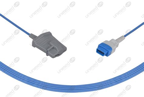 Ge Trusignal Compatible Reusable Spo2 Sensors 36ft Adult Soft Unimed