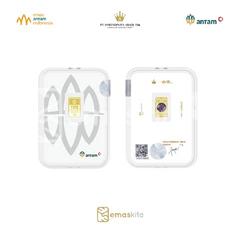 Jual Logam Mulia T Series Antam Indonesia Hartadinata Abadi 1 Gram