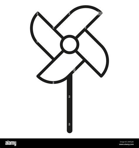 Toy Propeller Icon Creative Concept Design Vector Illustration Stock