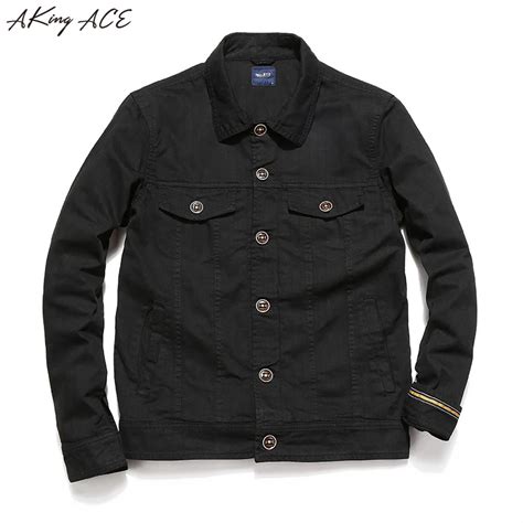 Aking Ace Mens Military Cargo Jacket Mens Black Pocket Army Jacket Men