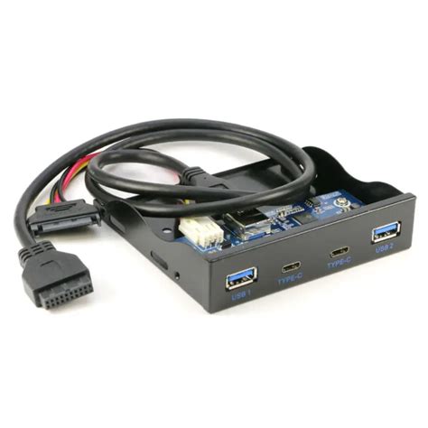 3 5 Usb C Front Panel 19pin Usb3 0 Header To 2port Usb3 1 Usb C And